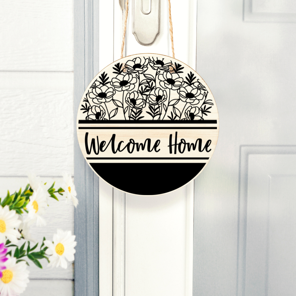 Welcome Home Door Sign – MiMi's HandCrafted Gifts